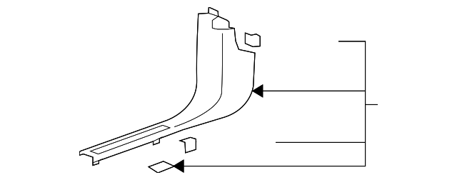 2013-2017 Buick Enclave Cowl Trim 22874244 | GMPartsDirect.com