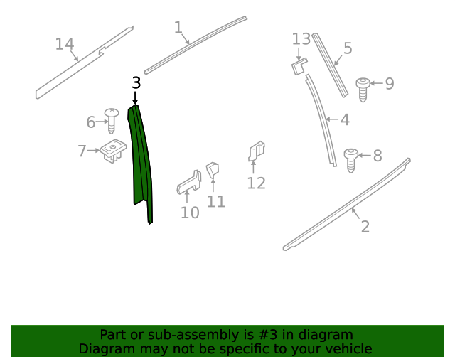 51357429389 - 2019-2023 BMW Door Applique (51-35-7-429-389) | BMW of ...