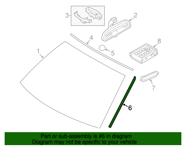 51317286180 - 2011-2017 BMW X3 Side Molding (51-31-7-286-180) | BMW of ...