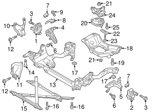 8K0-399-115-BS - Trans Support 2008-2018 Audi | Audi OEM Parts