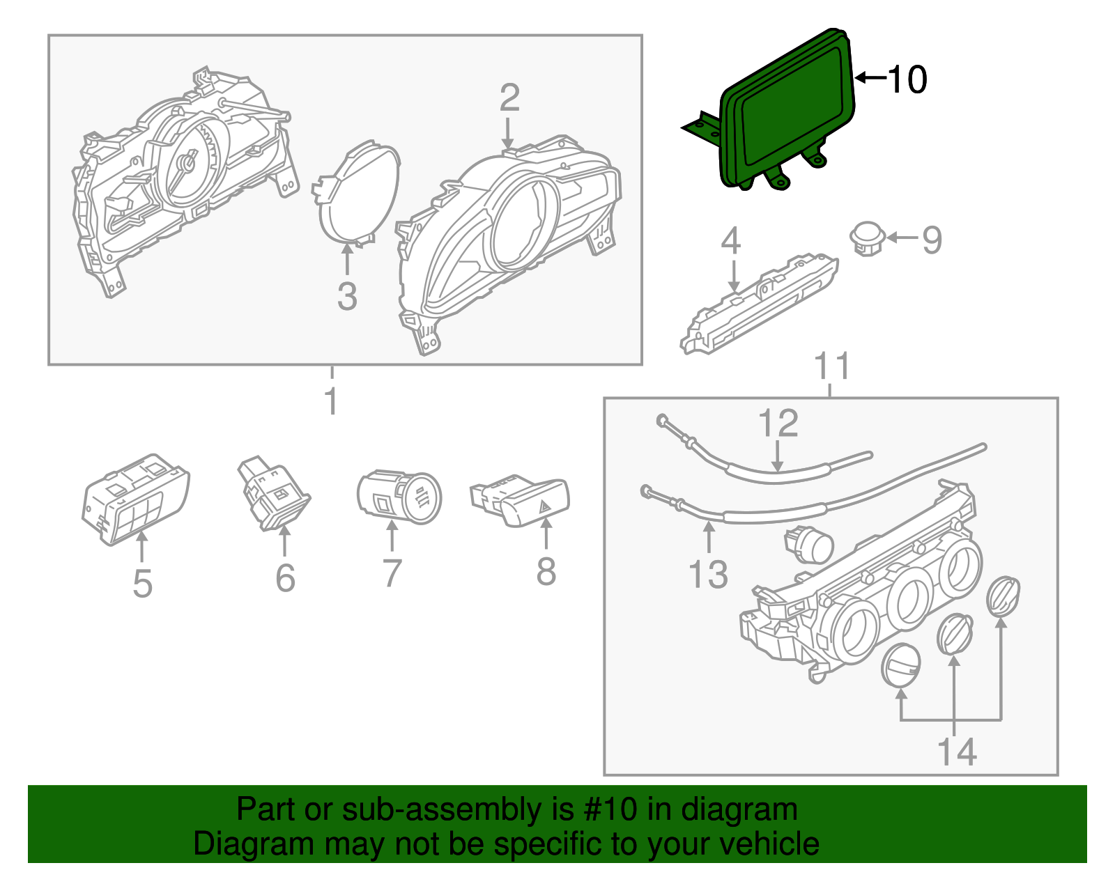 2016-2018 Toyota 2016-2018 Toyota - Display System 86111-WB003 | Sparks ...