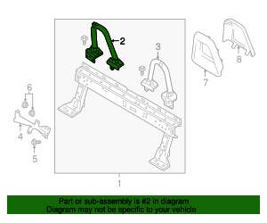 2016-2020 Mazda MX-5 Miata Bracket - Passenger Side (RH) N243-56-B90D ...