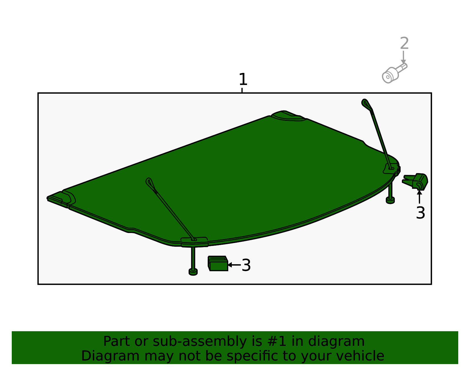 2019-2025 Cadillac XT4 Jet Black Luggage Shade 85524414 | OEM Parts Online