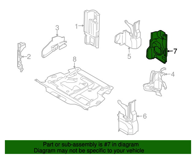 2008-2016 Volvo Lower Guide 31214424 | TascaParts.com