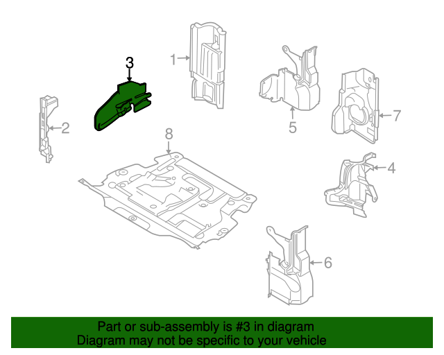2007-2016 Volvo Air Deflector - Passenger Side (RH) 30796390 ...