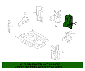 31214426 - Lower Guide - 2007-2015 Volvo | Volvo OEM Parts Direct