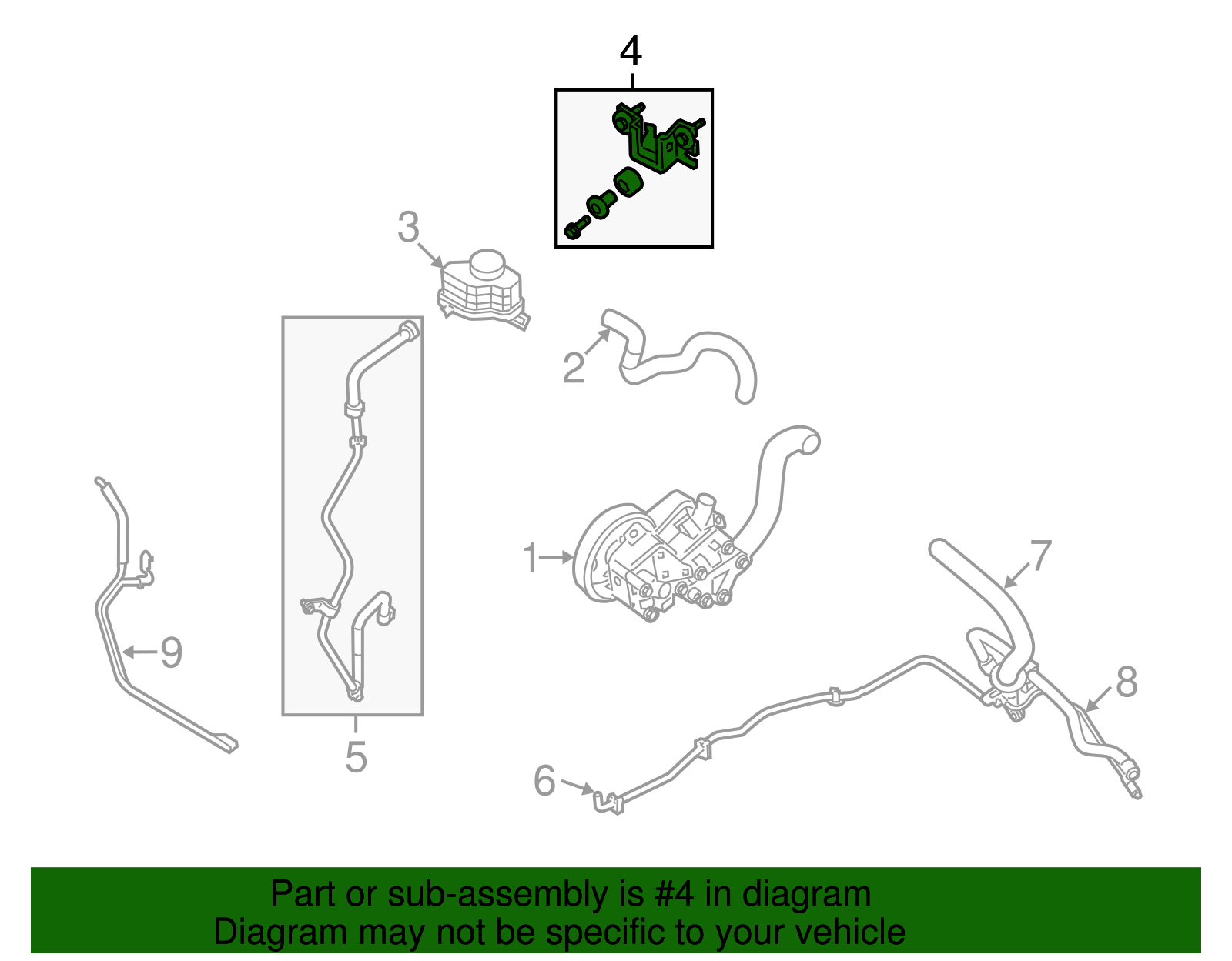 49190-JA000 - 2007-2014 Nissan - Reservoir Assembly Bracket Assembly ...