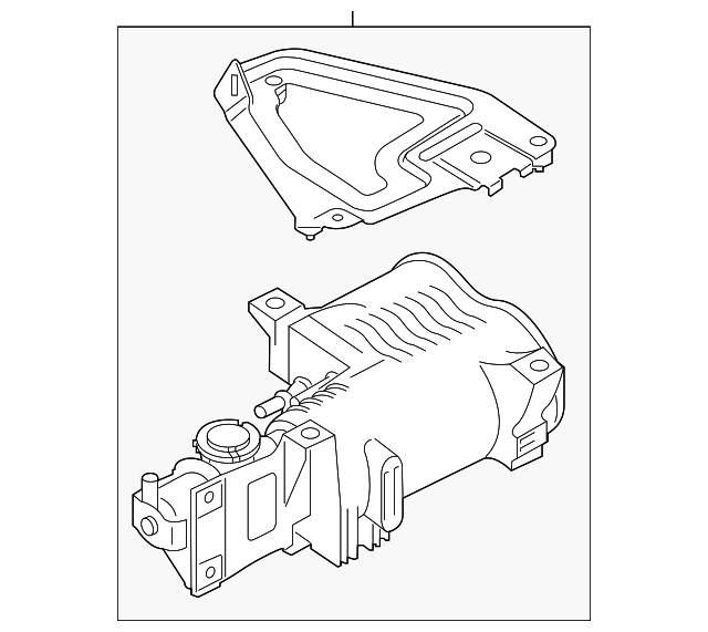 16-13-7-348-727 - Vapor Canister 2018-2024 Mini Cooper Countryman ...