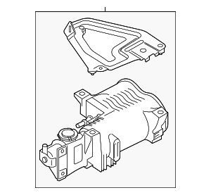 16-13-7-348-727 - Vapor Canister 2018-2024 Mini Cooper Countryman ...