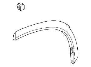 Genuine Toyota Wheel Opening Molding part# 75088-0E030 for 2020-2024 ...