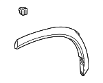 75087-0E030 - Wheel Opening Molding - 2020-2023 Toyota Highlander ...