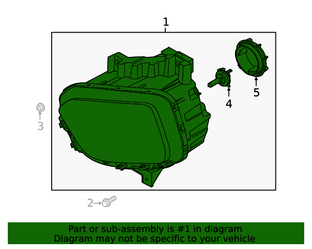 2020-2021 Kia Soul OEM NEW 2020 Kia Soul Passenger Side Head Lamp ...