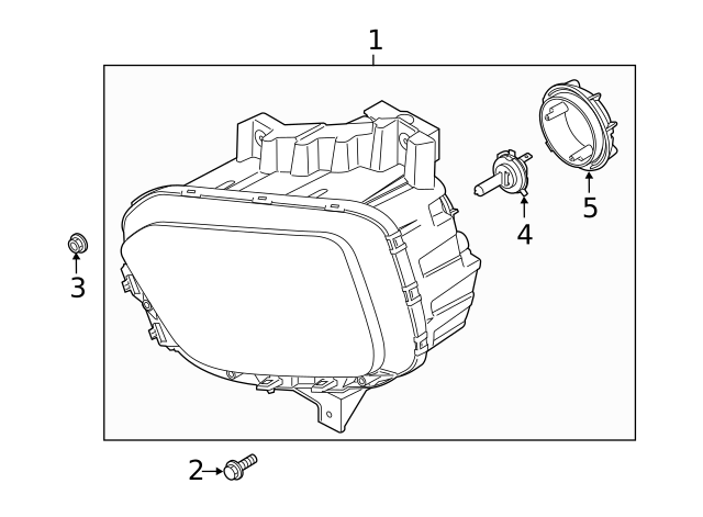 2020-2022 Kia Soul Composite Assembly 92102-K0040 | Kia Automotive Parts