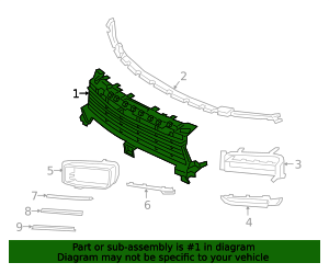 2019-2023 Porsche Cayenne Grille Assembly 9Y0-807-683-AA-OK1 | Sunset ...