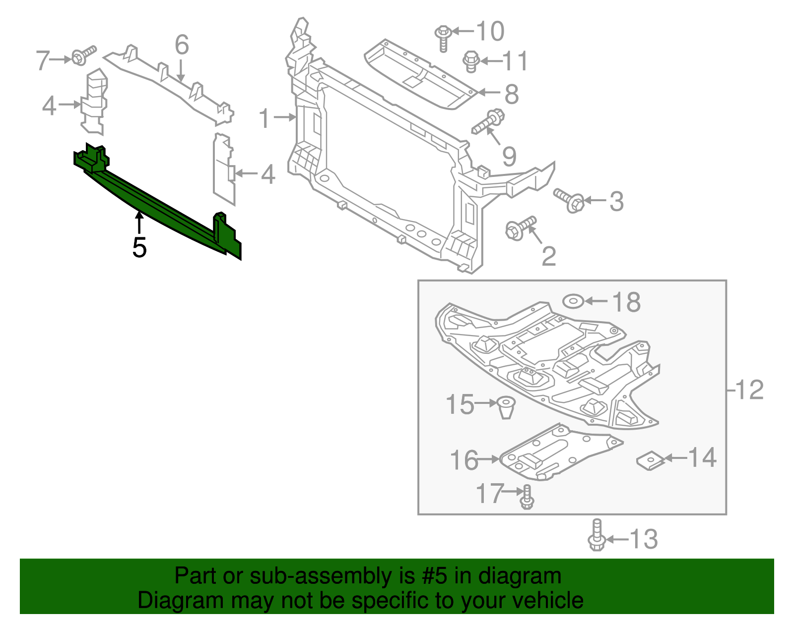 Genuine Lower Deflector for 2016-2021 Hyundai Tucson | Part# 29150 ...