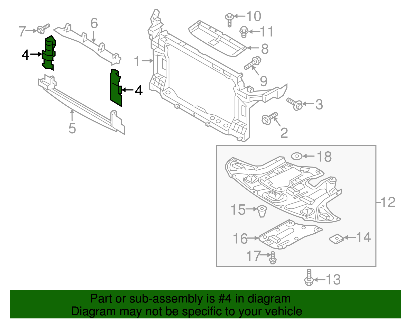2016-2021 Hyundai Tucson Air Deflector 29134-D3100 | Retail Performance ...