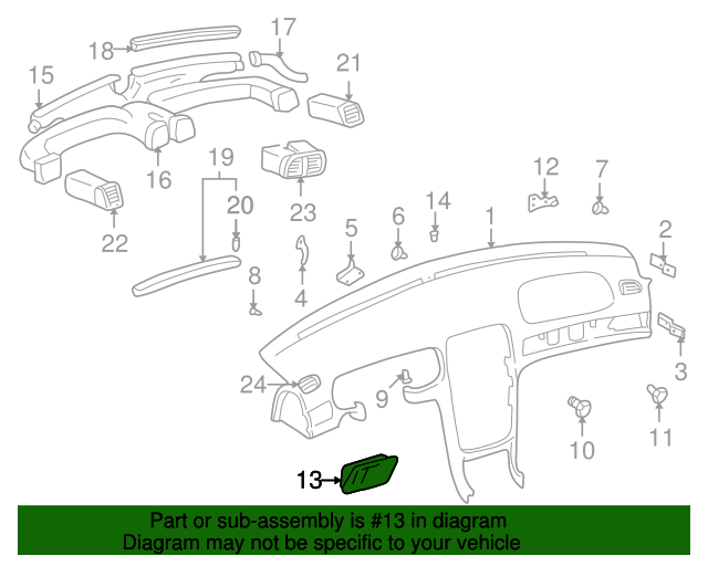 Hyundai - 84547-39000-ZQ - Lower Cover - 2001-2005 Hyundai | OEM ...