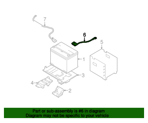 91850-1F020 - Positive Cable 2005-2010 Kia Sportage | Kia Cheap Parts