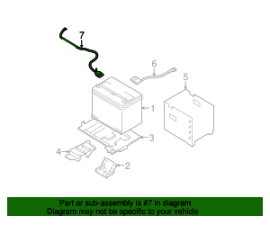 91860-1F020 - Negative Cable - 2005-2010 Kia Sportage | World Kia Parts