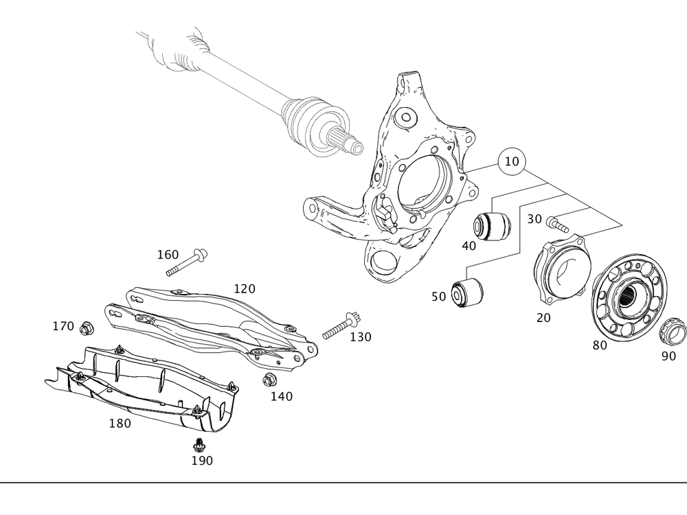 205-352-20-00 - Spring Link 1995-2025 Mercedes-Benz | Mercedes-Benz USA ...