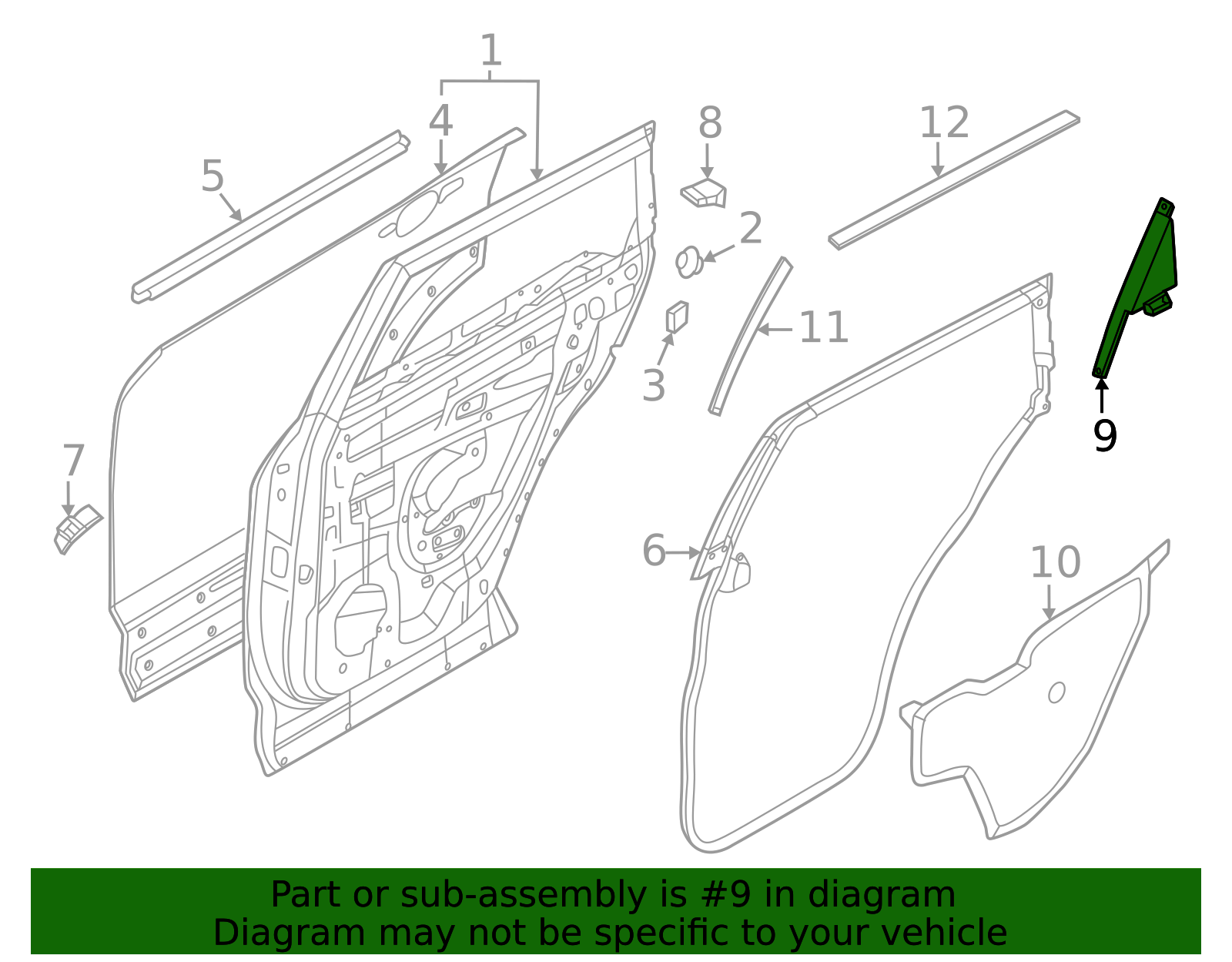 2021-2025 Nissan Rogue Corner Support 82234-6RA0A | Temecula Nissan Parts