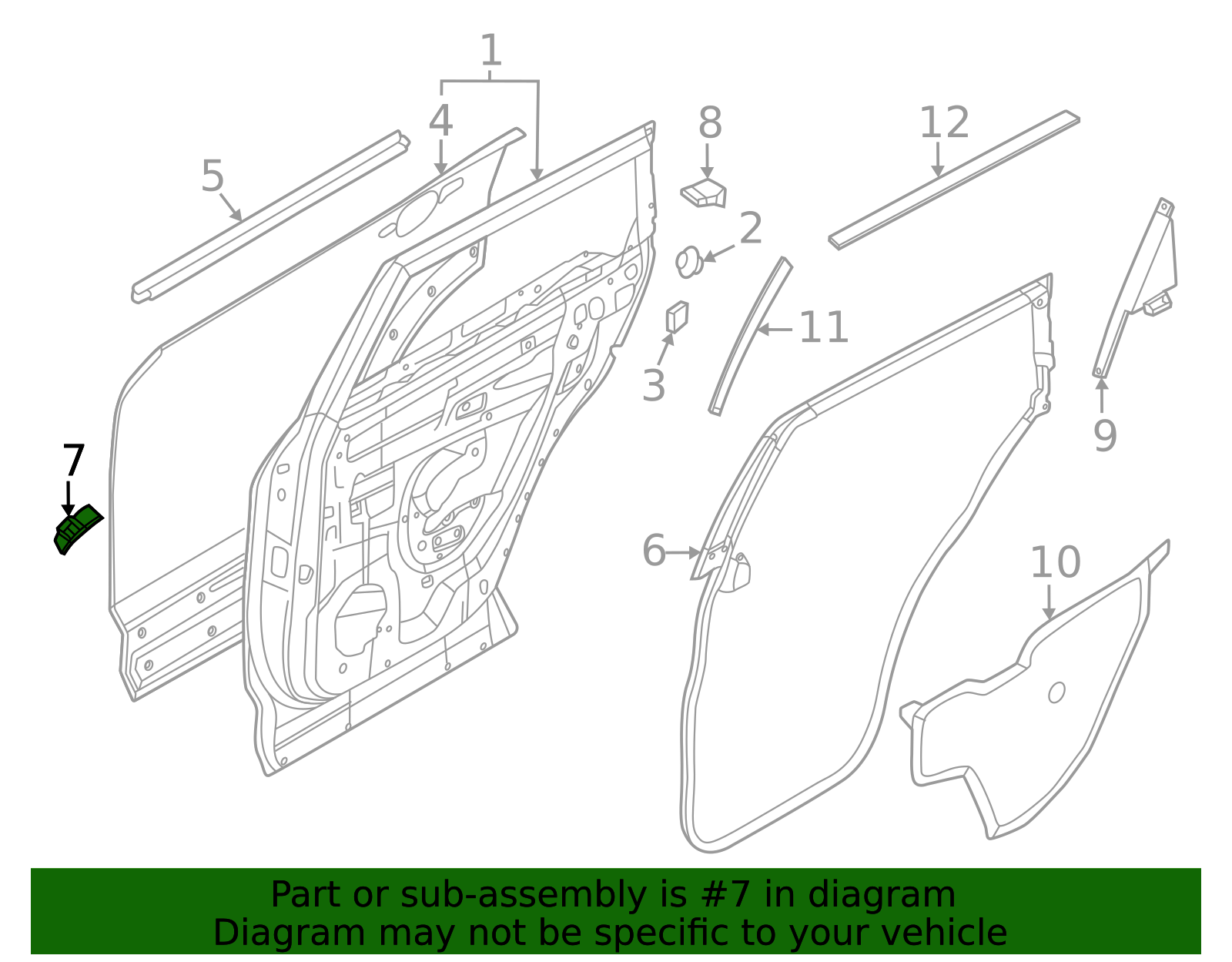 822D5-6RR0B - 2021-2025 Nissan Rogue - Corner Cover | Conicelli Nissan
