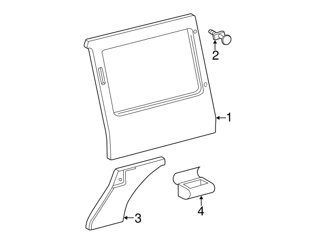 463-988-01-78 - Upper Quarter Trim Clip 2006-2018 Mercedes-Benz ...