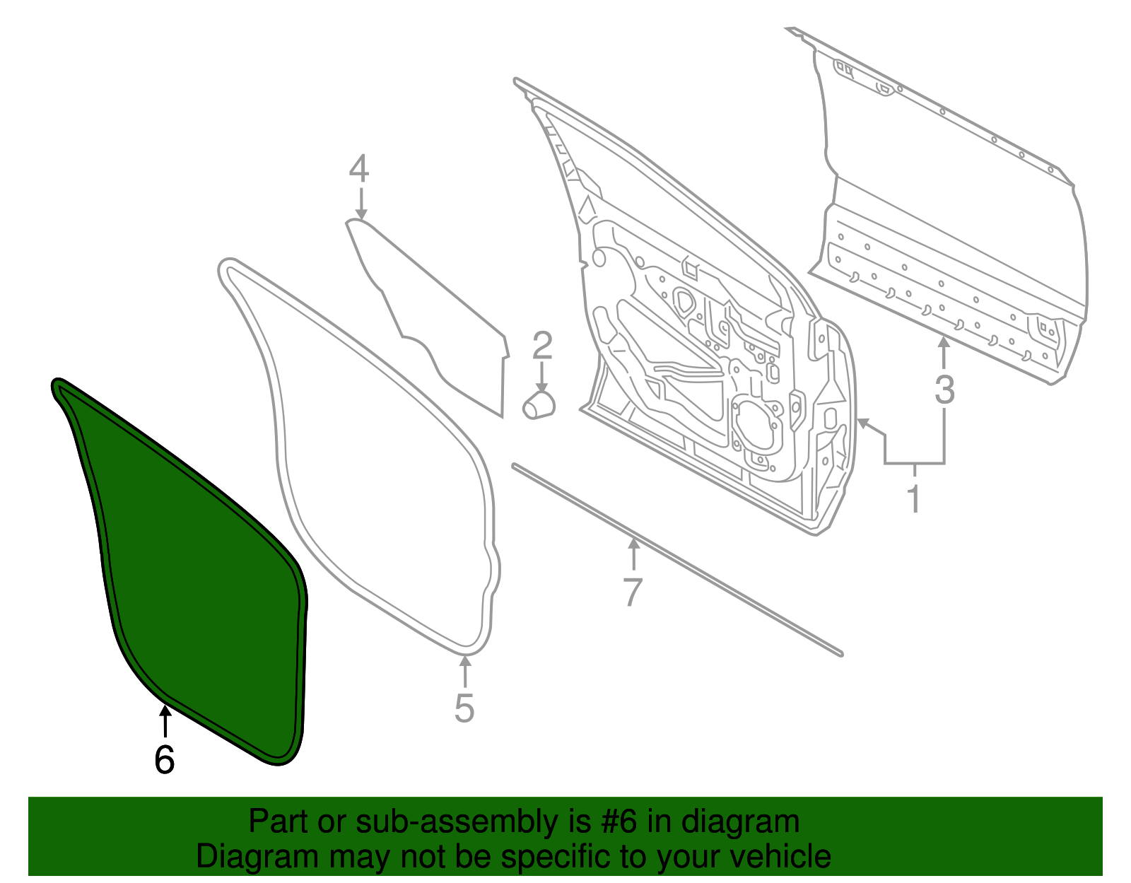 2015-2024 Ford Edge Weather-Strip On Body FT4Z-5820708-B | Ford OEM ...