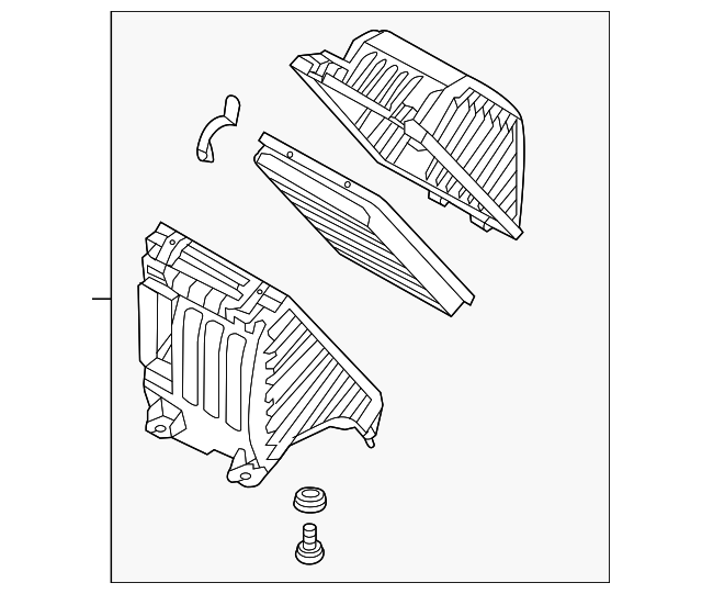2013-2016 Hyundai Santa Fe Sport Air Cleaner Assembly 28110-4Z200 | OEM ...