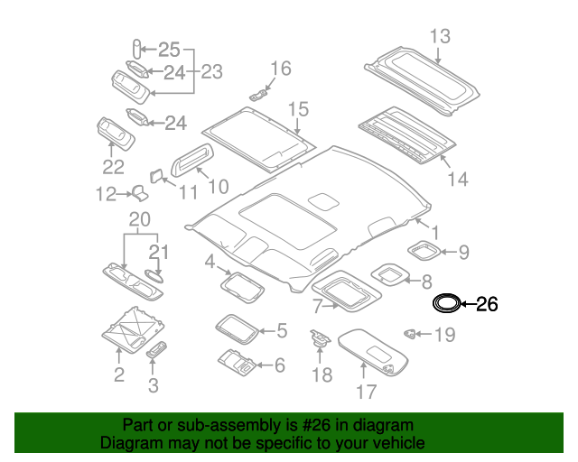 Genuine BMW 51-44-2-253-012 | Speaker Cover | FREE Shipping on Most ...