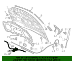 80A-823-529-D - Cable Release 2018-2023 Audi | Audi OEM Parts