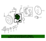 2013-2015 Chevrolet Spark Rear Wheel Hub and Bearing Assembly with ...