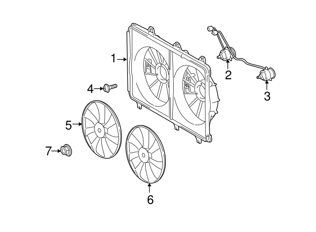 16711-0V010 - Fan Shroud - 2009-2015 Toyota | nashuatoyota