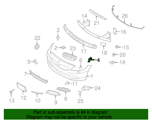 51117192157 - 2009-2016 BMW Z4 Side Support (51-11-7-192-157) | BMW of ...