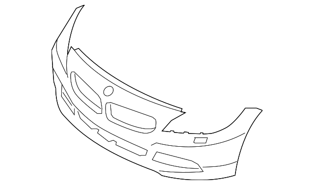 51117230955 - 2009-2016 BMW Z4 Bumper Cover (51-11-7-230-955) | BMW of ...