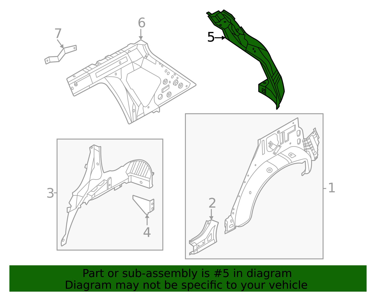 2021-2025 Nissan Rogue Inner Pillar 77601-6RA0A | OEM Parts Online