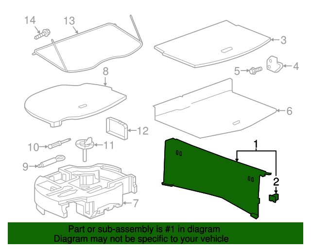 2017-2021 Chevrolet Bolt EV Dark Galvanized Cool Liftgate Sill Plate ...