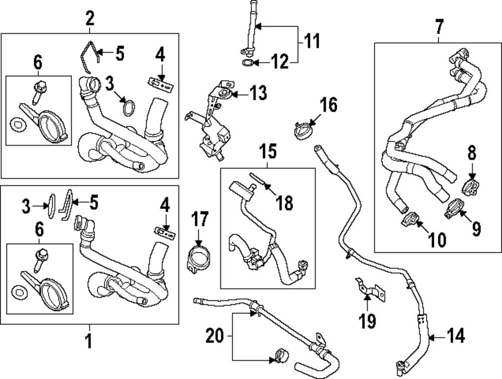 LC3Z-18663-A - Water Feed Tube 2023-2024 Ford | Big 3 Auto Parts