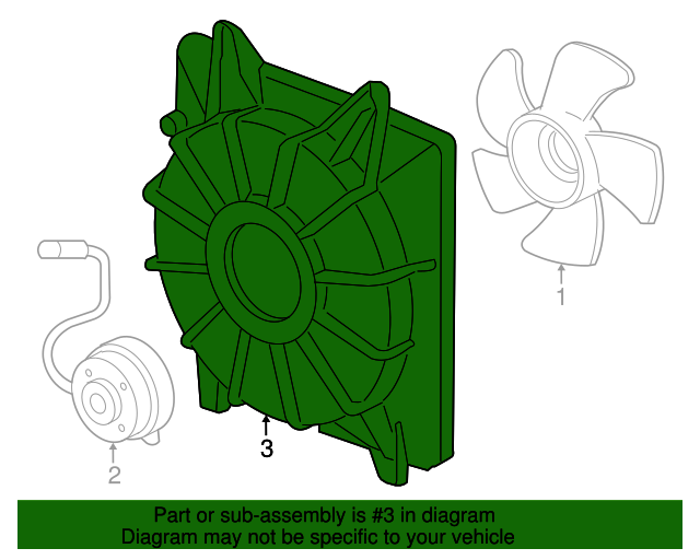 19015-RNA-A01 - Shroud - 2006-2011 Honda Civic | Genuine Honda Parts