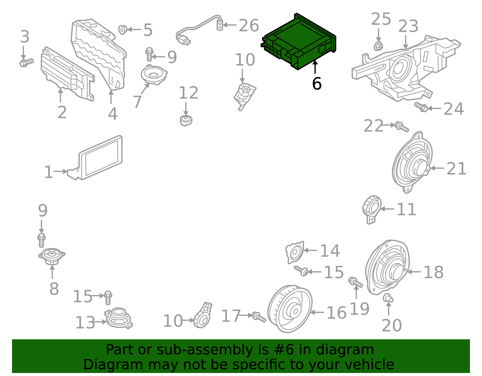 2017-2018 Audi Control Module 8W0-035-654-F | Audi OEM Parts Guy