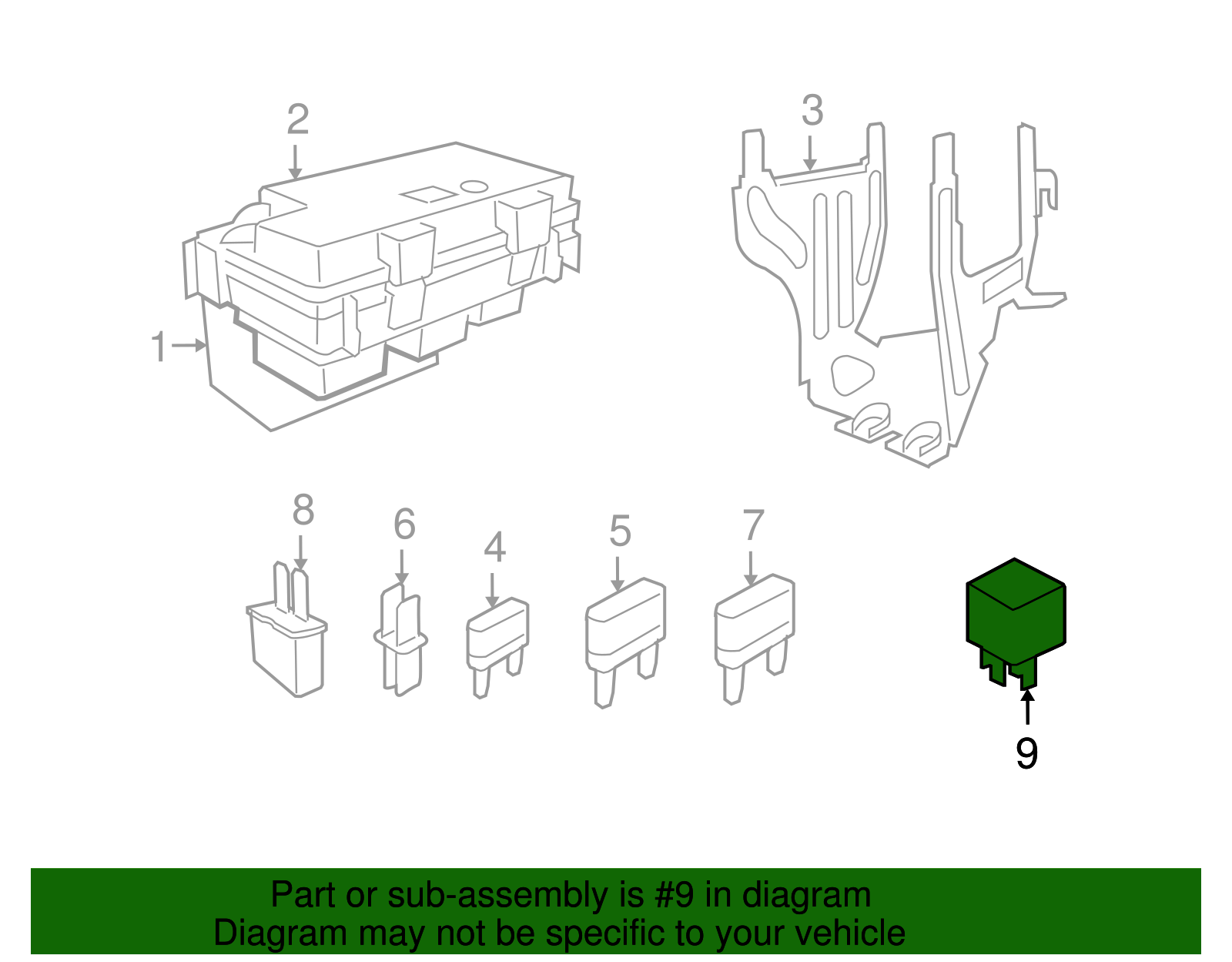 2008-2023 Mopar Relay 04692141AA | Mopar Parts Canada