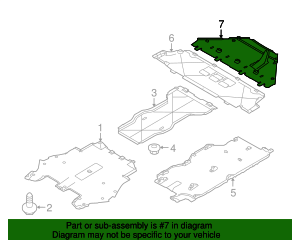 2007-2013 Porsche 911 Floor Pan Splash Shield 997-575-184-01 | OEM ...