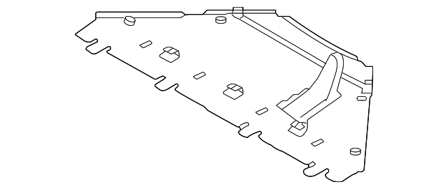 2007-2013 Porsche 911 Floor Pan Splash Shield 997-575-183-01 | Porsche ...