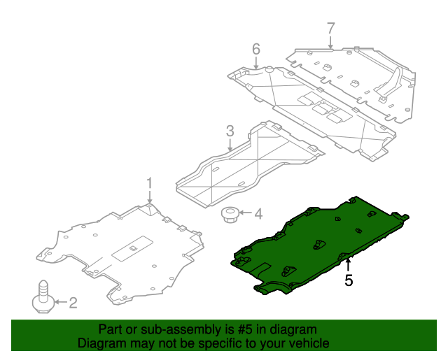 997-504-343-03 - Floor Pan Splash Shield 2005-2013 Porsche ...