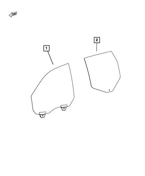 Glass and Interior Rearview Mirror for 2022 Jeep Grand Cherokee WK | My ...