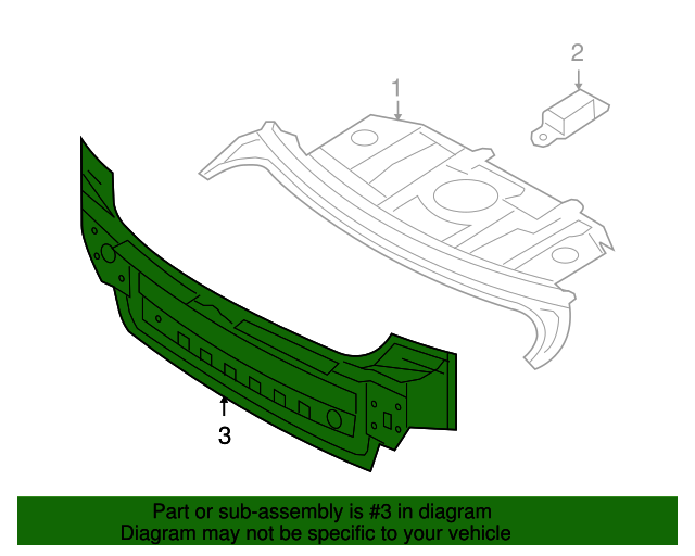 2009 Hyundai Genesis Rear Body Panel 69100-3M000 | QuirkParts