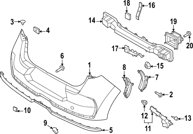 86695-K0GA0 - Side Molding 2023-2024 Kia Soul | Kia.Parts Store