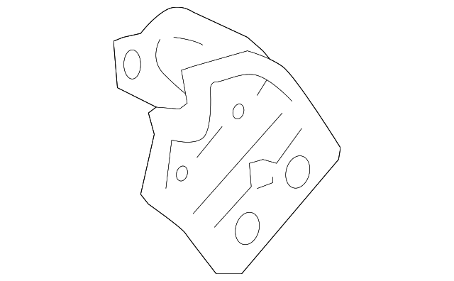 89752-2F000 - Side Bracket 2004-2009 Kia Spectra | Kia.Parts Store