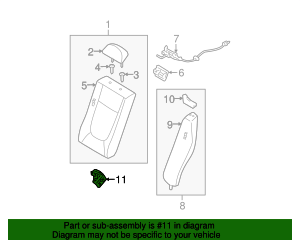 89752-2F000 - Side Bracket 2004-2009 Kia Spectra | Kia.Parts Store