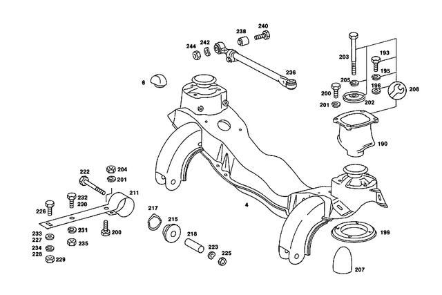 110-330-01-18 - Repair Kit, Bearing Bolt 1954-1968 Mercedes-Benz | MB ...
